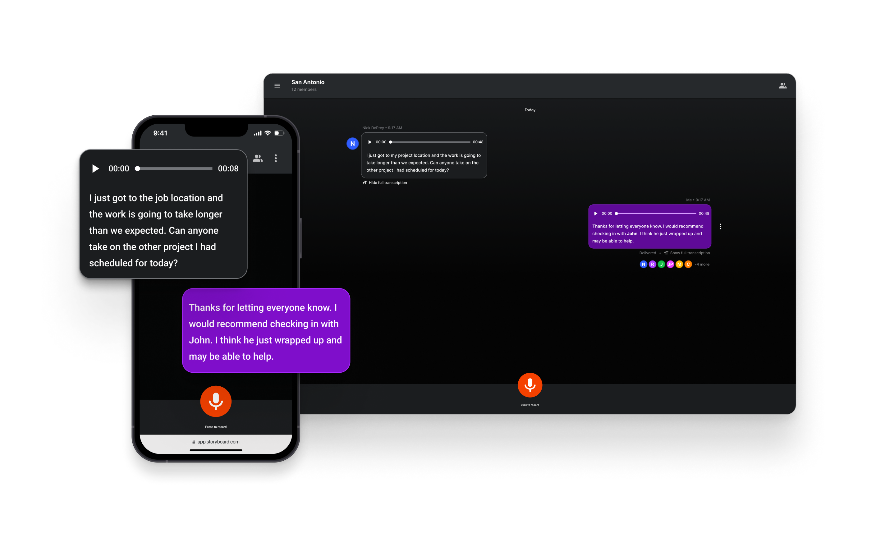 Chat by Storyboard | Voice Messaging Supercharged